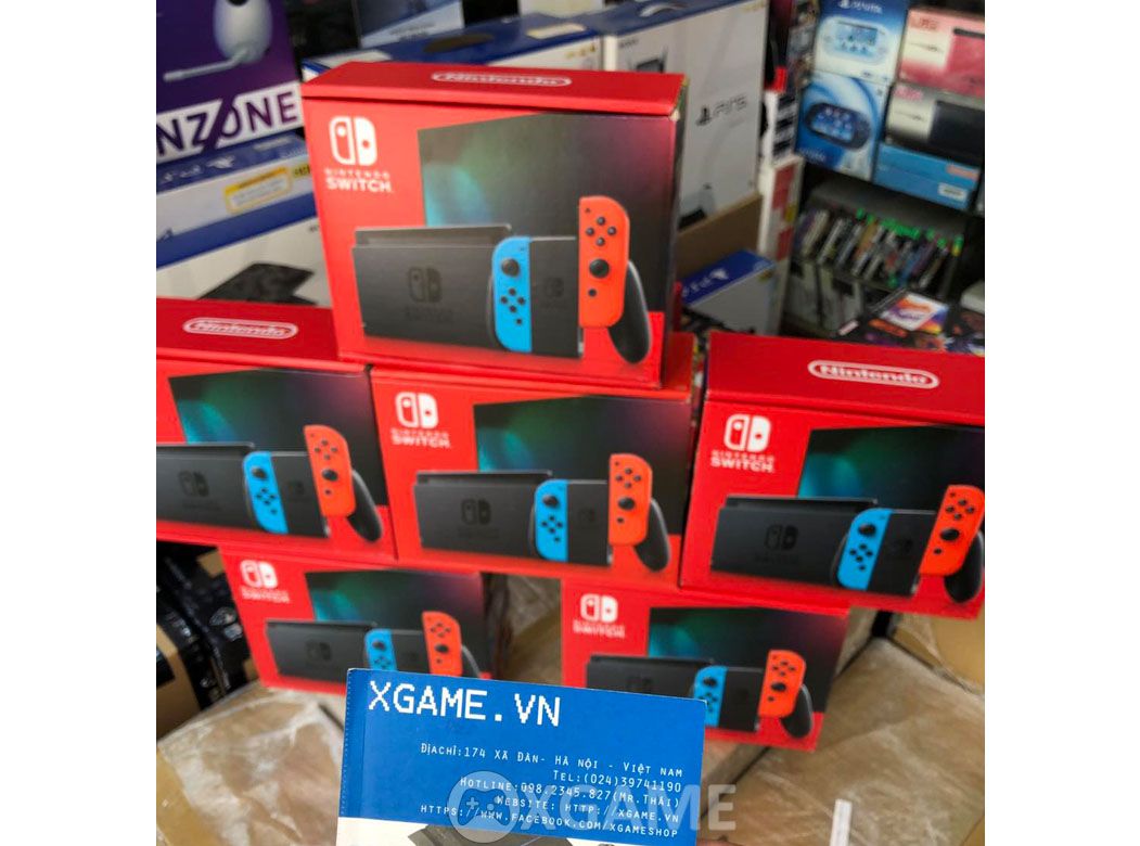 Máy Switch Màu Neon Red Blue - Đời mới 2020-V2 – xGAMESHOP-Retail Store ...