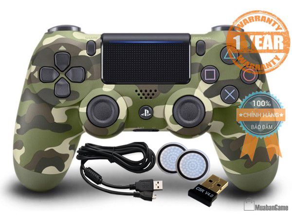 Tay PS4 - DS4 Green Camouflage [Sony VN] COMBO – xGAMESHOP-Retail Store ...