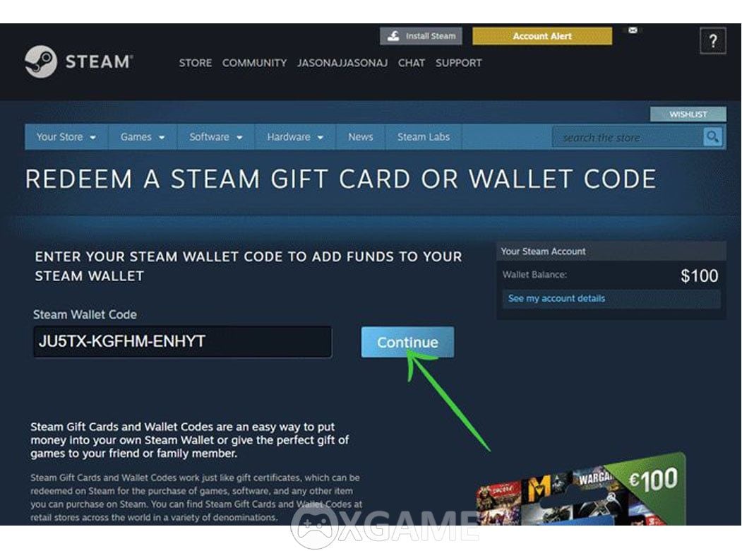 Steam Wallet Code 20$ – xGAMESHOP-Retail Store Games