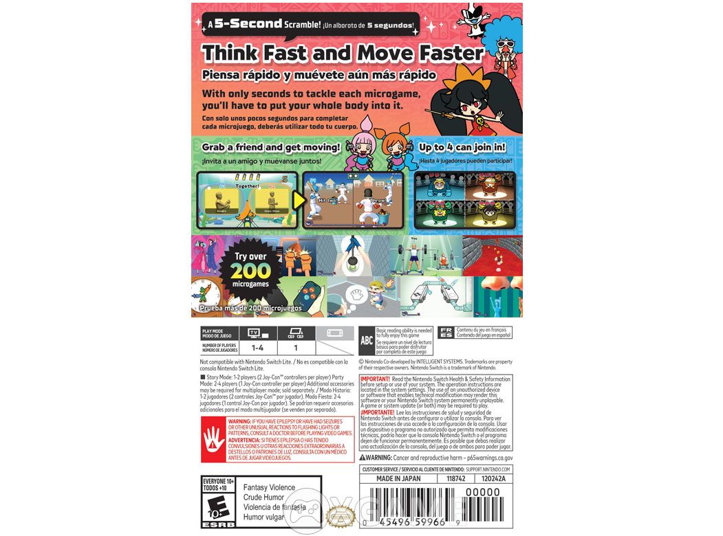 WarioWare Move It game cho máy switch – xGAMESHOP-Retail Store Games