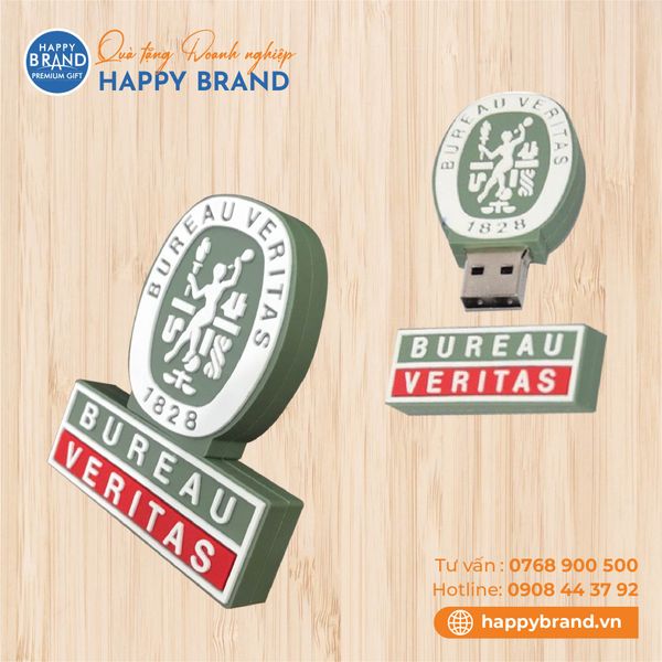 USB Nhựa - BUREAU VERITAS – Quà tặng doanh nghiệp Happy Brand