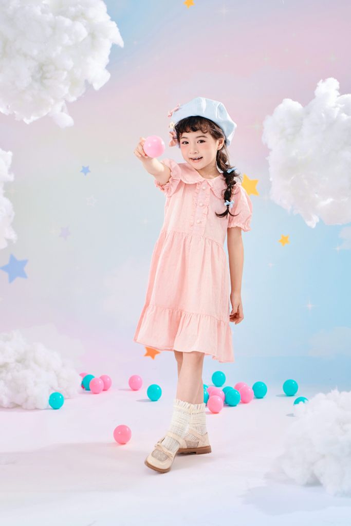 Đầm Váy Ngắn Tay Bé Gái Rabity x ELLE Kids - Designed In Paris 850.003