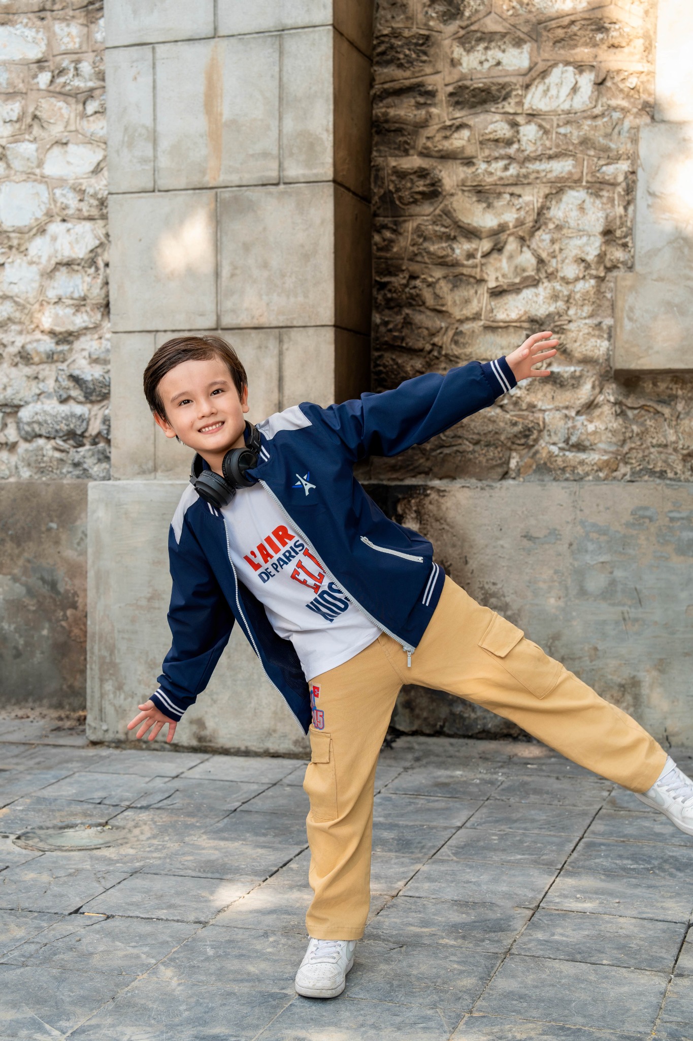 Áo Khoác Bomber Thời Trang Cho Bé Trai Rabity x ELLE Kids 83034