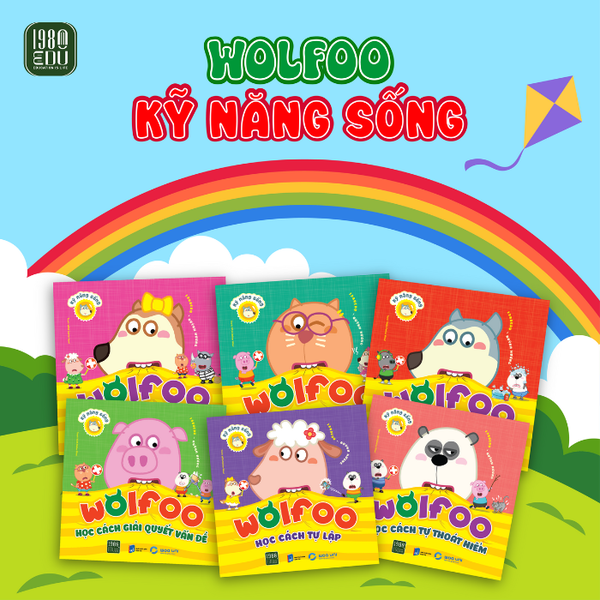 Combo Wolfoo Kỹ năng sống – 1980 Books