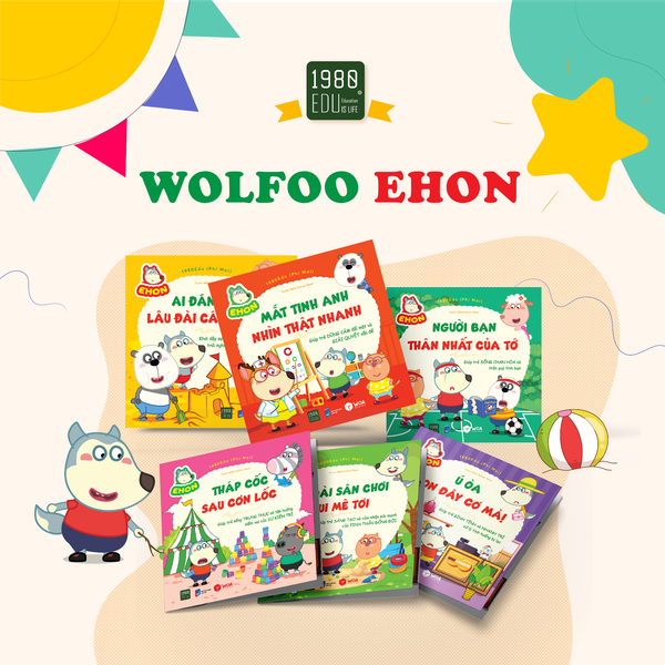 Combo Wolfoo Ehon – 1980 Books