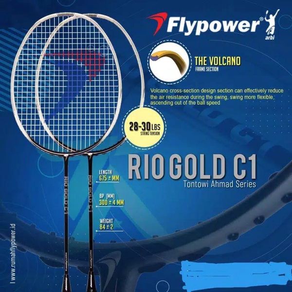 Vợt cầu lông Flypower Rio Gold C1 – flypowervietnam