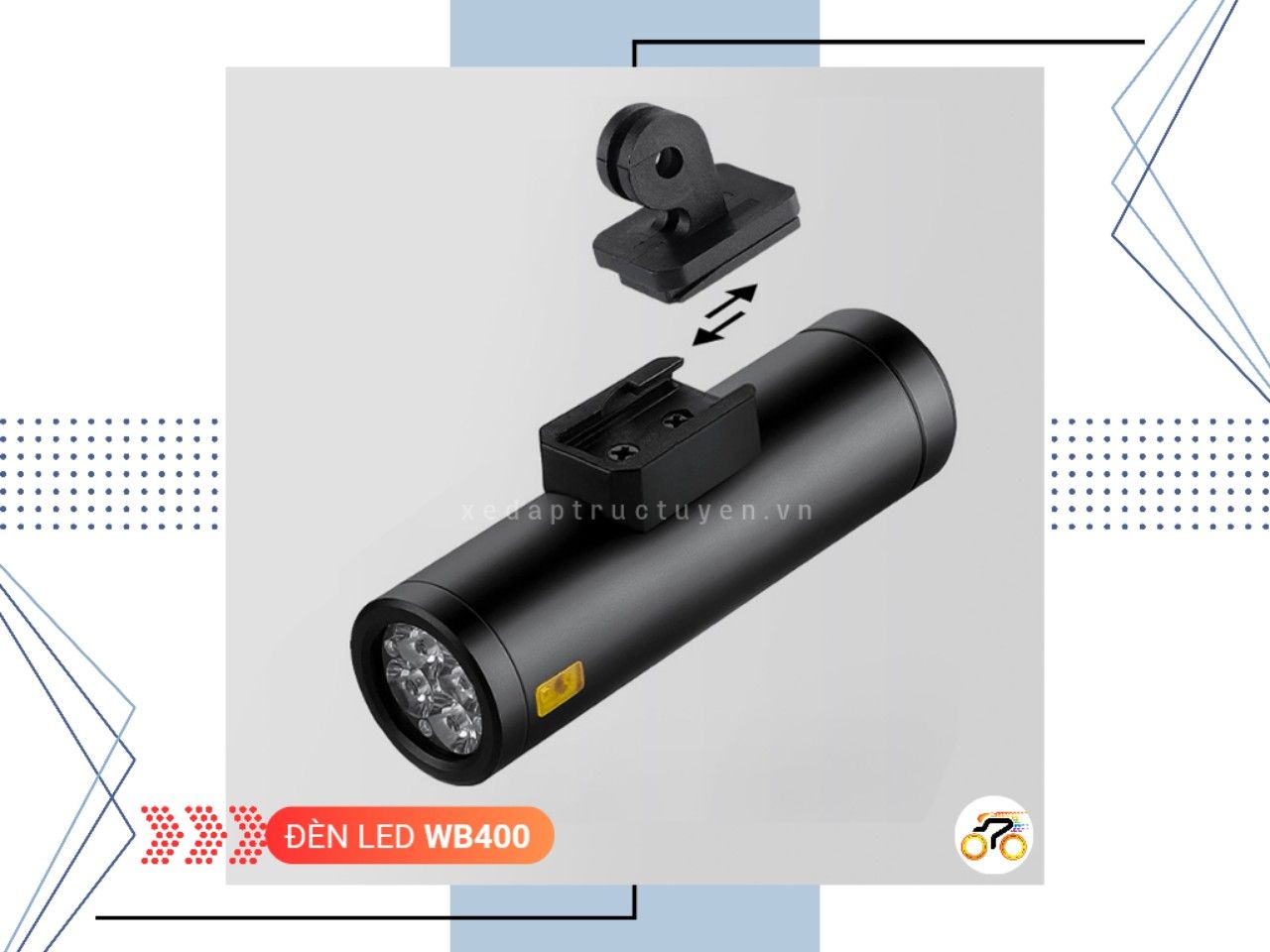ĐÈN LED TRƯỚC - WEST BIKING WB400 - ĐÈN TRÒN (800 LUNEN, 2000mAh) – Xe ...