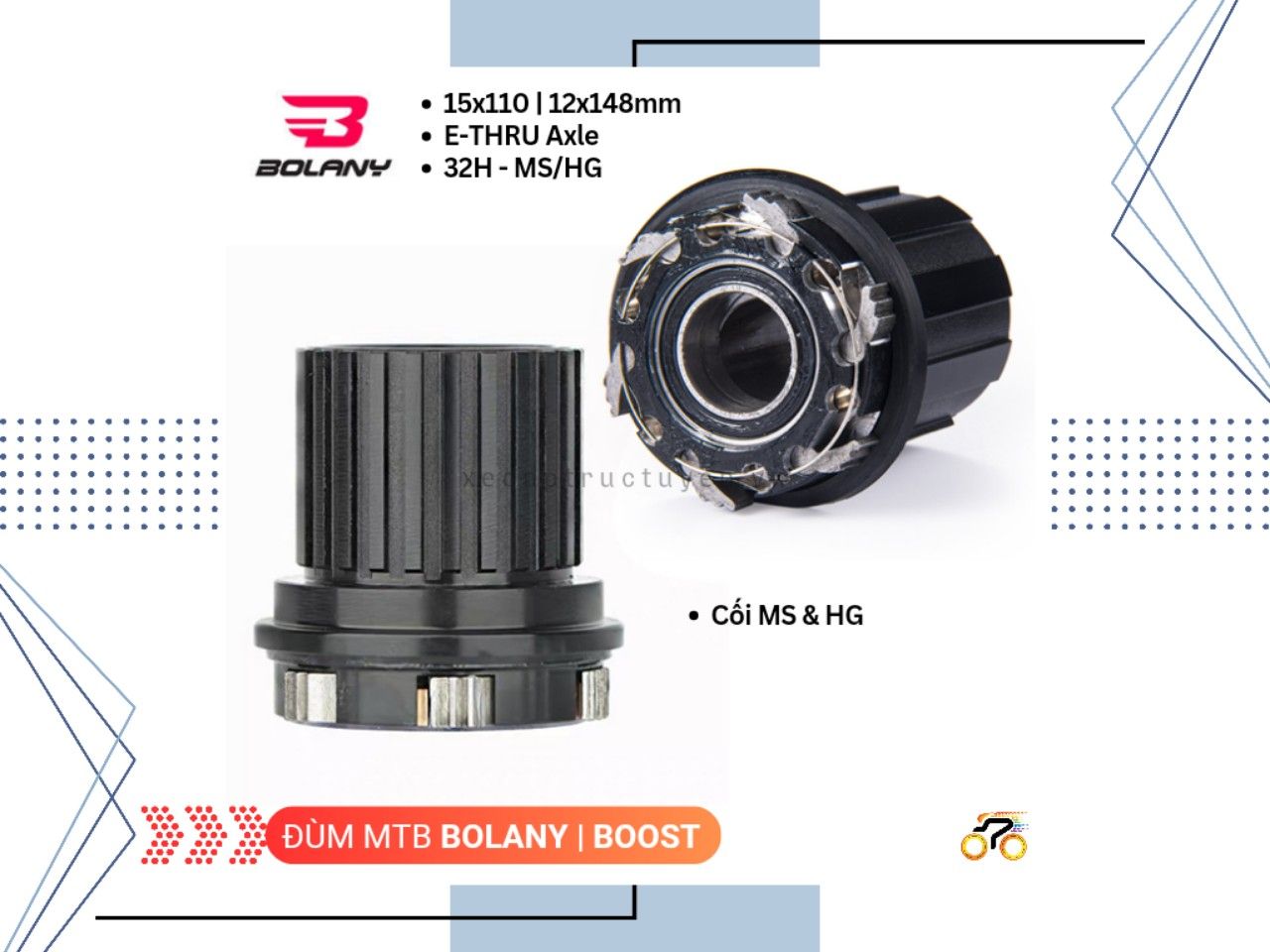 ĐÙM XE ĐẠP - HUB BOLANY - CỐI HG - TY BOOST - 6 CÓC - MTB - BẠC ĐẠN ...