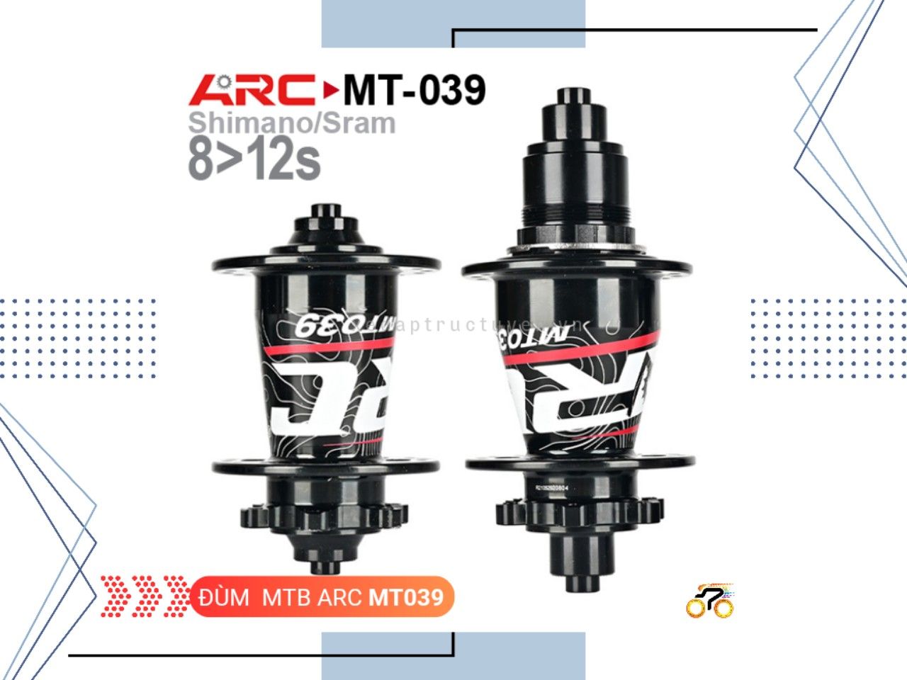 ĐÙM XE ĐẠP - HUB ARC MT039 - CỐI MS - MTB - BẠC ĐẠN - THẮNG ĐĨA – Xe ...