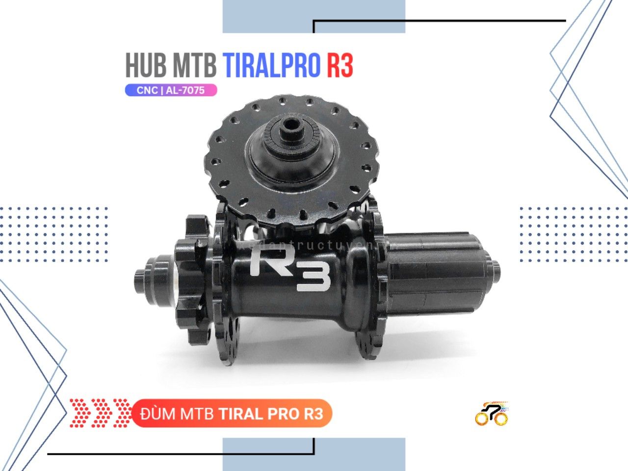 ĐÙM XE ĐẠP - HUB TIRAL PRO R3 - CỐI HG - MTB - BẠC ĐẠN - 32L – Xe đạp ...