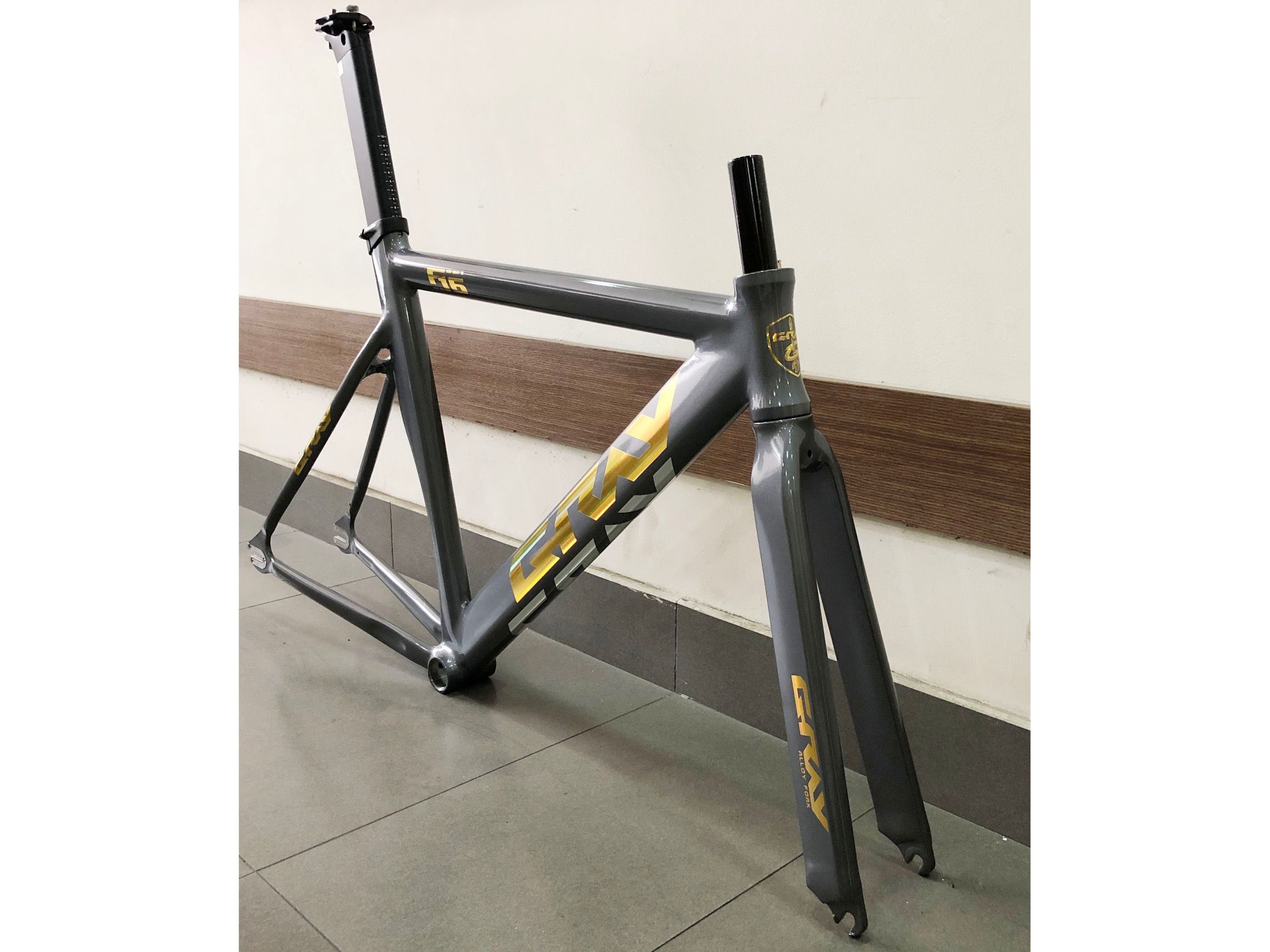 KHUNG SƯỜN XE ĐẠP FIXED GEAR 700c - GRAY F16 - NHÔM - PHUỘC NHÔM – Xe ...