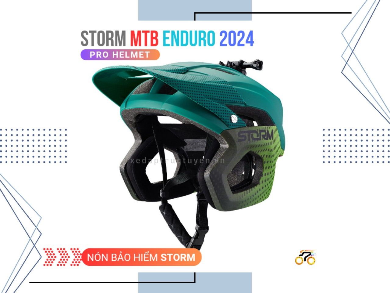 NÓN BẢO HIỂM - MTB PRO ENDURO - STORM (CAO CẤP) – Xe đạp Trực tuyến
