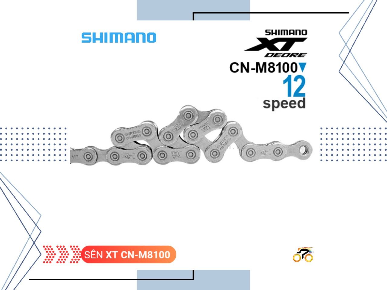 SÊN XE ĐẠP MTB - SHIMANO DEORE XT CN M8100 (12 TỐC ĐỘ) – Xe đạp Trực tuyến