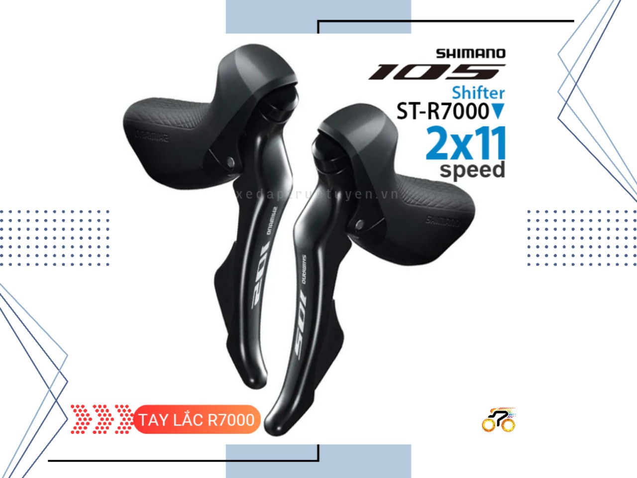 TAY LẮC SHIMANO 105 ST R7000 - DÂY ÂM (2x11 TỐC ĐỘ) – Xe đạp Trực tuyến