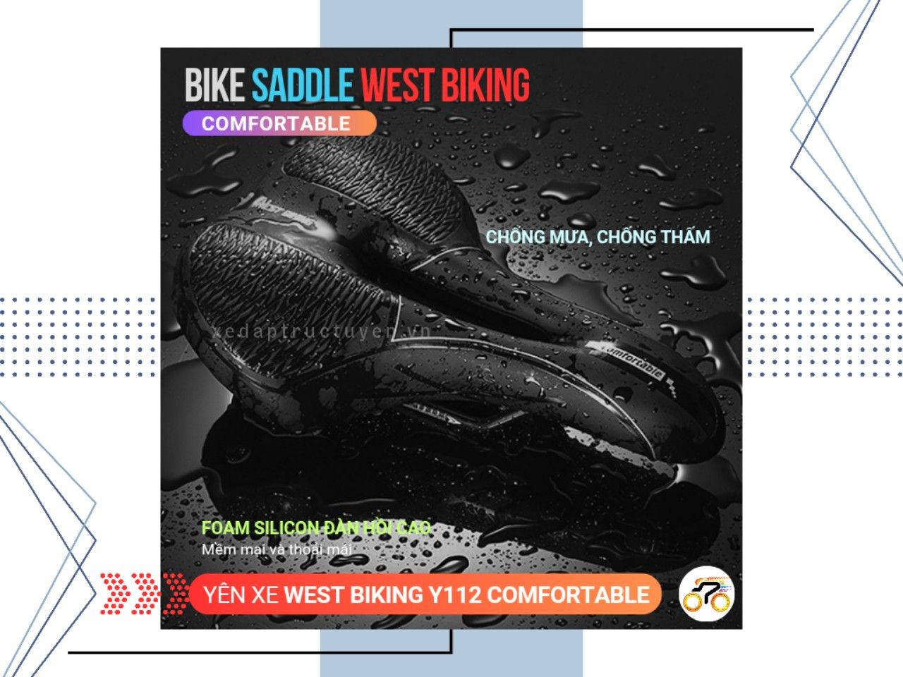 YÊN XE ĐẠP - WEST BIKING - COMFORTABLE – Xe đạp Trực tuyến