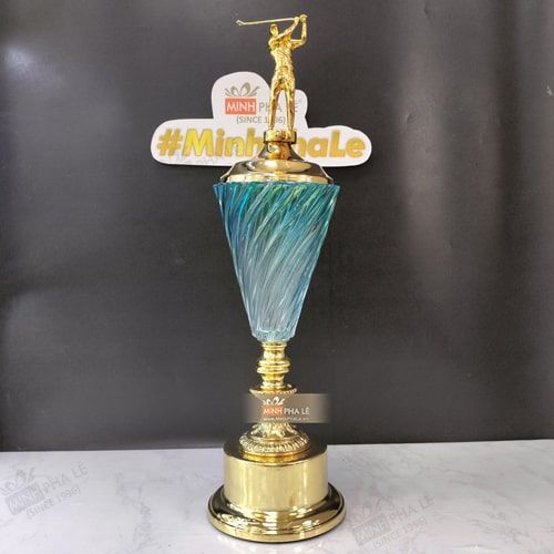 Cúp Thể Thao Kim Loại CKL040 – Quà Tặng Minh Pha Lê