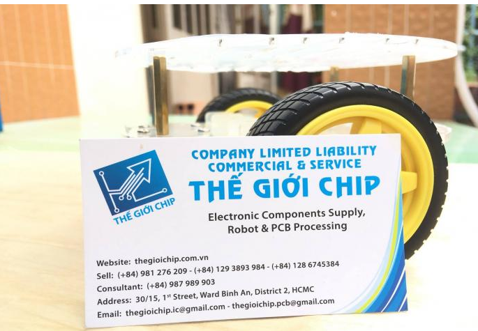 Khung xe robot rùa – Thế Giới Chip