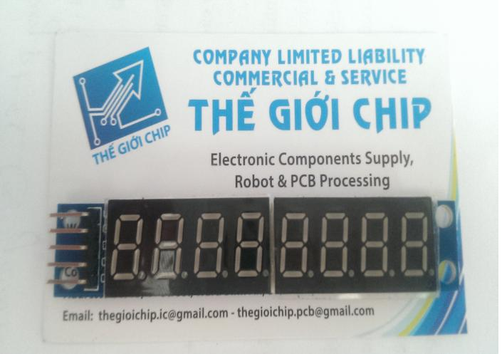 Module hiển thị led 7 đoạn – Thế Giới Chip