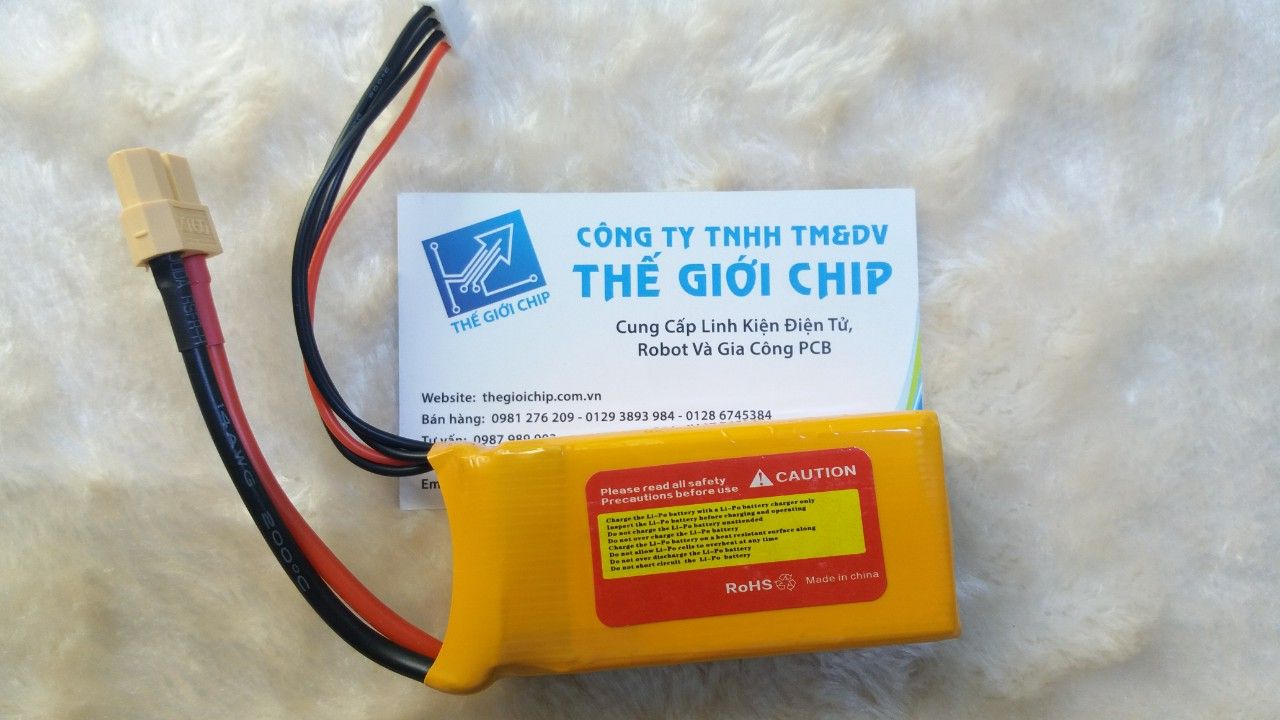 PIN LIPO TCB 12V-3S-1500mAh – Thế Giới Chip