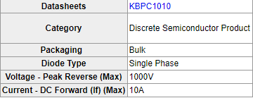 KBPC1010(10A-1000V) – Thế Giới Chip