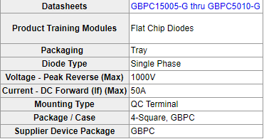 GBPC5010(50A-1000V) – Thế Giới Chip
