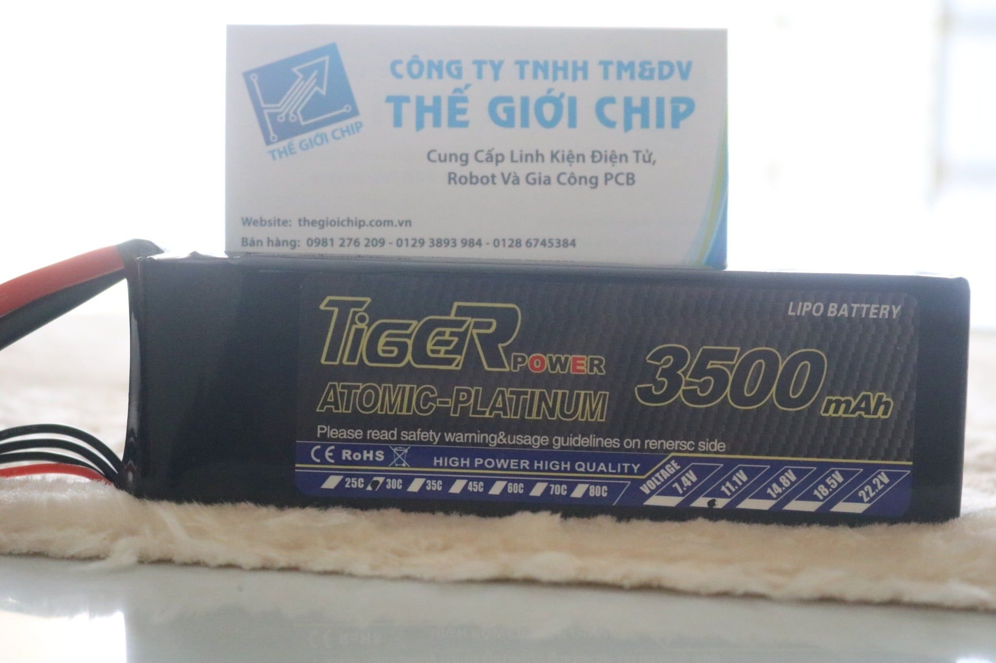 Pin Lipo 3S 3500mAh 30C – Thế Giới Chip