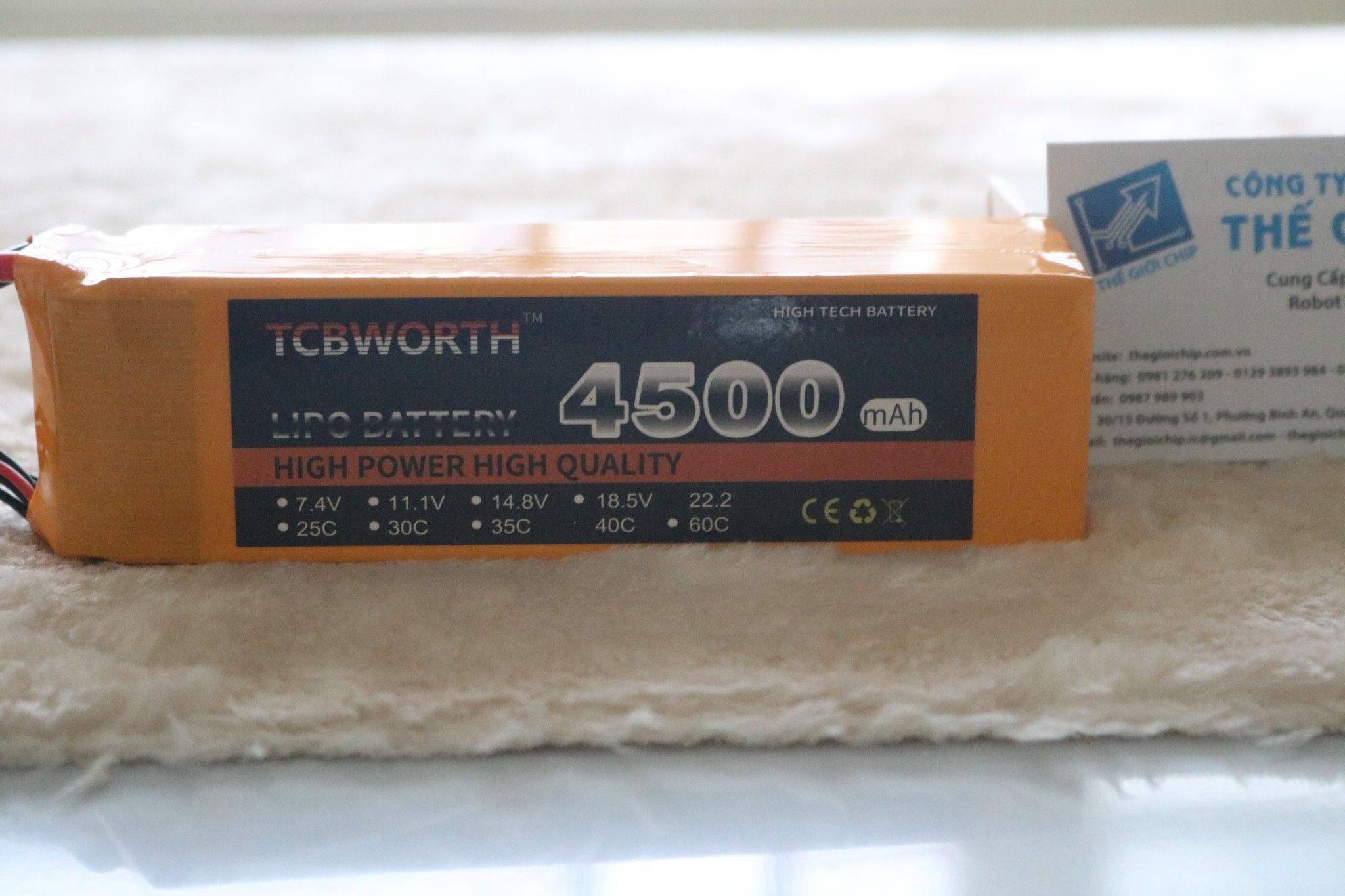 PIN LIPO TCB 24V-6S-4500mAh, pin lipo, pin , lipo – Thế Giới Chip