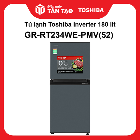 Tủ lạnh Toshiba Inverter 180 lít GR-RT234WE-PMV(52) – Điện Máy Tân Tạo
