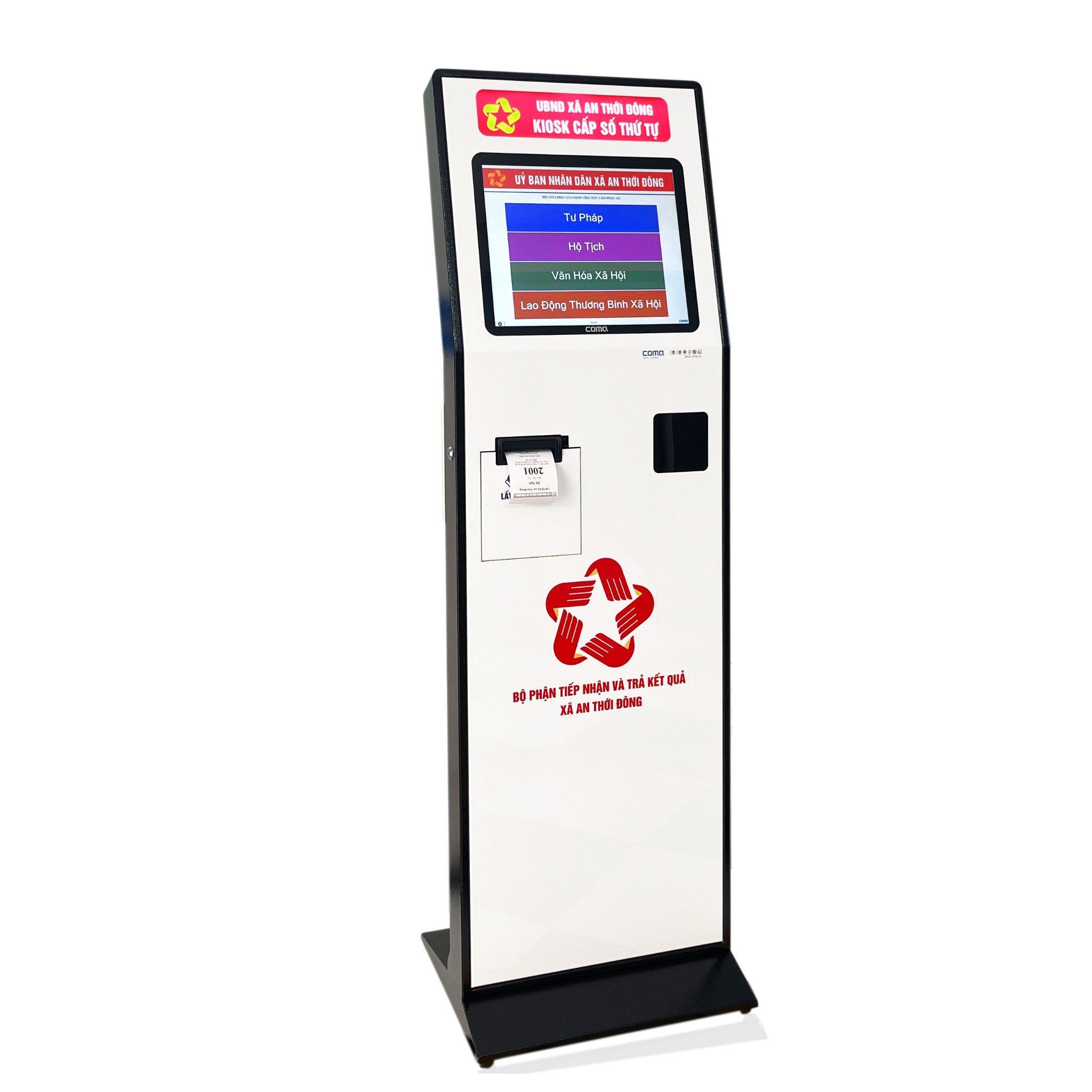 1. KIOSK in cấp số thứ tự ComQ Q-KIOSK 1737 CMT_Le