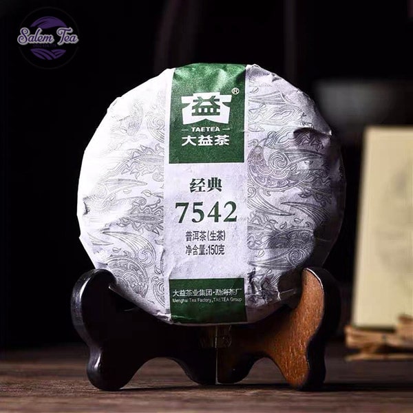 Trà Phổ Nhĩ Sống Cổ Điển 7542 Đại Ích mini 150g