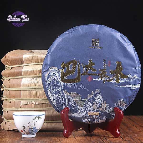 Trà phổ nhĩ sống ba đạt trà sơn năm 2022 bánh 357g