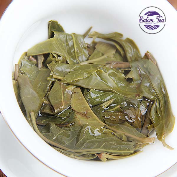 Trà phổ nhĩ sống ba đạt trà sơn năm 2022 bánh 357g