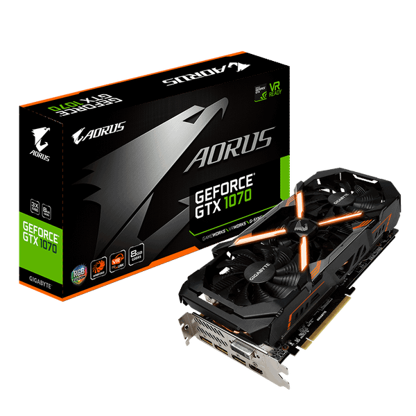 GIGABYTE AORUS GeForce® GTX 1070 8G – VSC Store