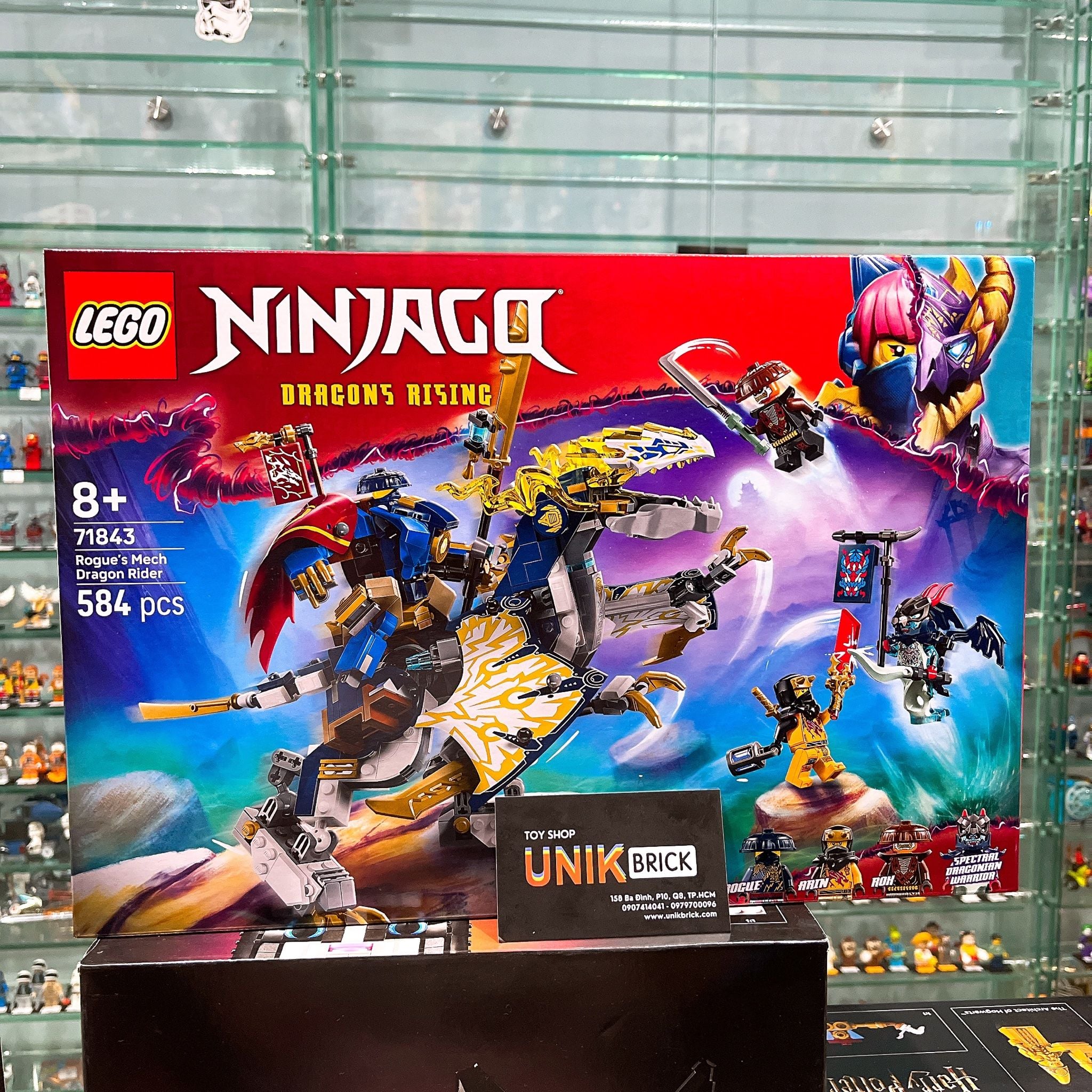 LEGO 71843 Ninjago Rogue’s Mech Dragon Rider Siêu robot rồng – UNIK BRICK
