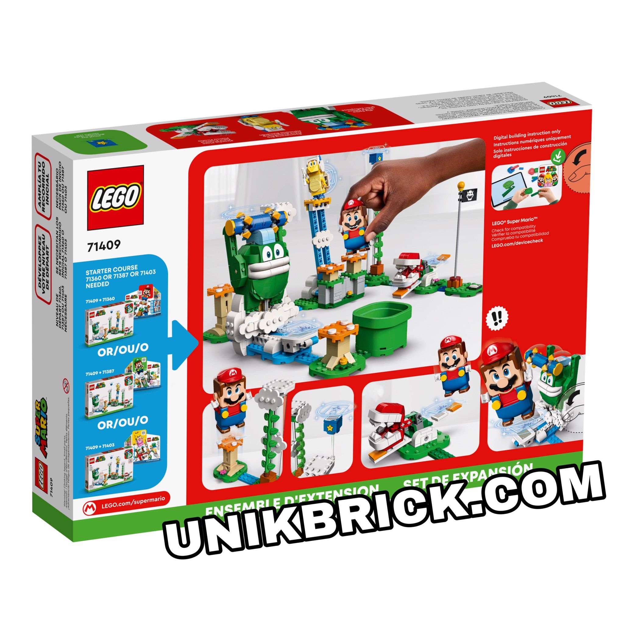 LEGO Super Mario 71409 Big Spike’s Cloudtop Challenge Expansion Set ...