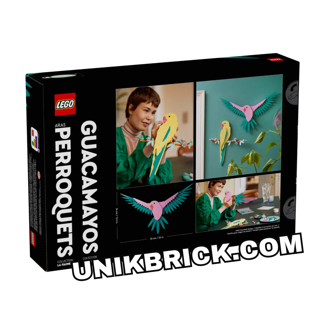 LEGO Art 31211 The Fauna Collection Macaw Parrots – UNIK BRICK