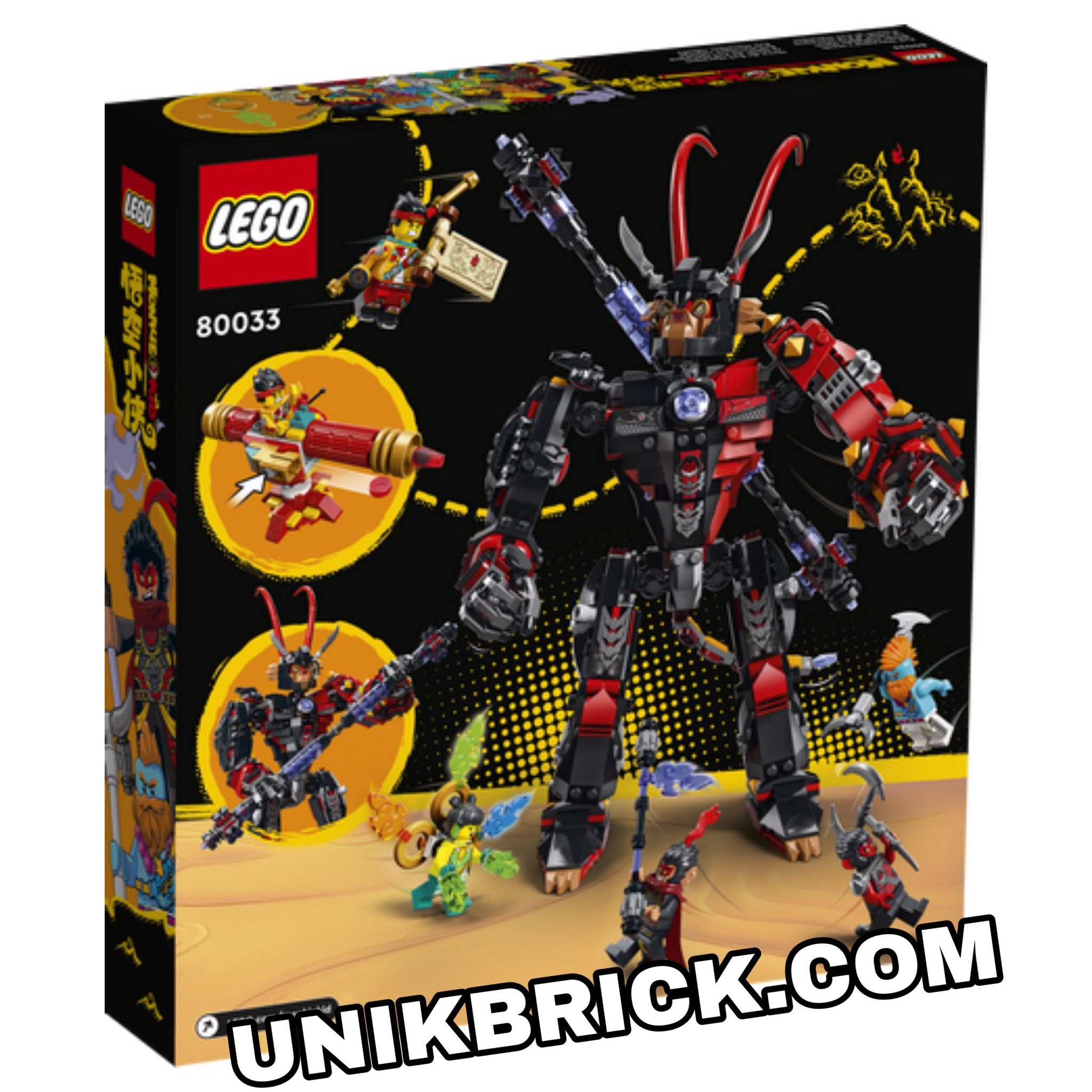 LEGO Monkie Kid 80033 Evil Macaque’s Mech – UNIK BRICK