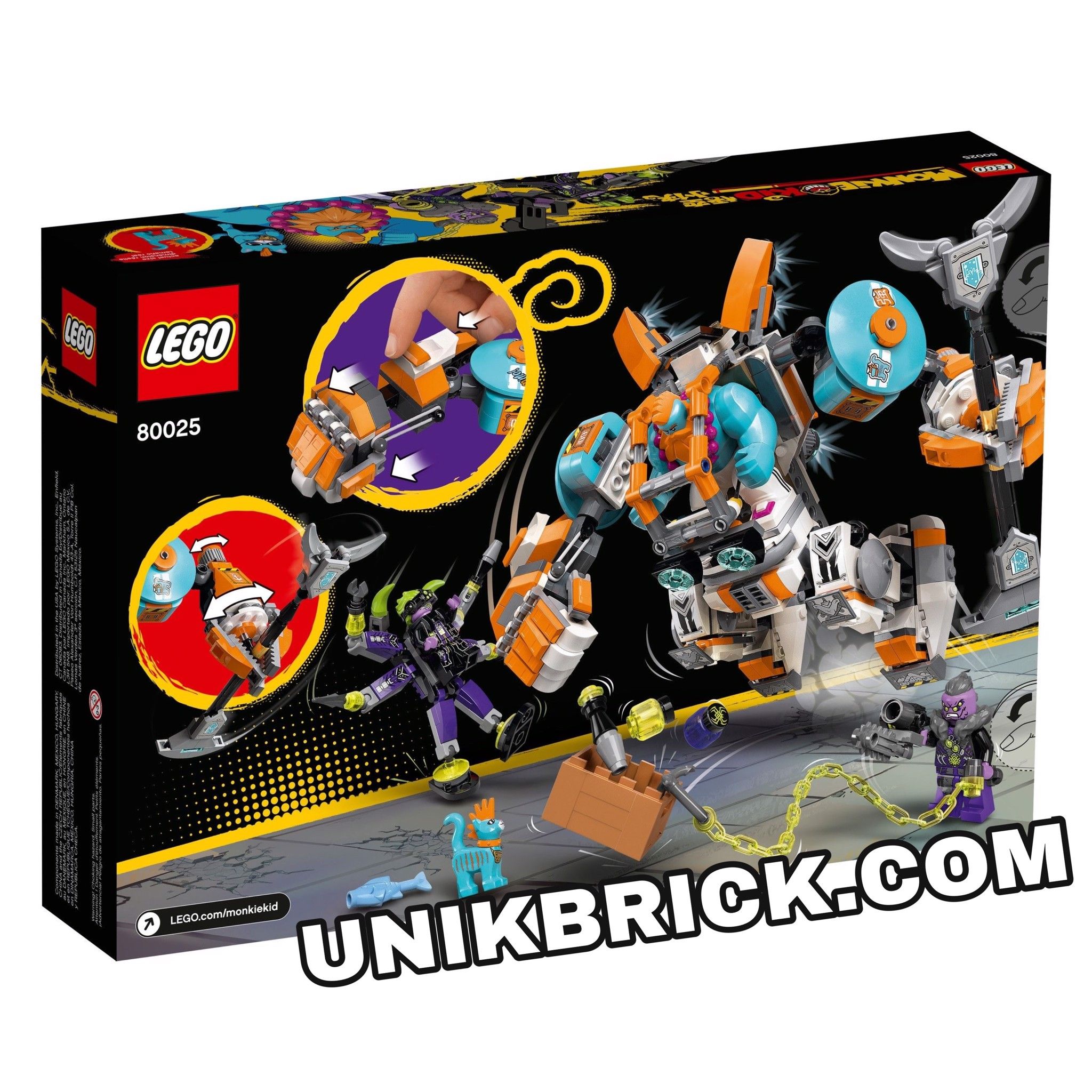 LEGO Monkie Kid 80025 Sandy's Power Loader Mech – UNIK BRICK