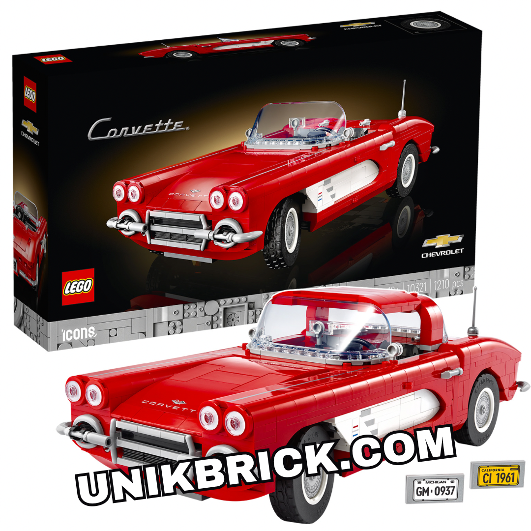 LEGO Icons 10321 Chevrolet Corvette 1961 – UNIK BRICK