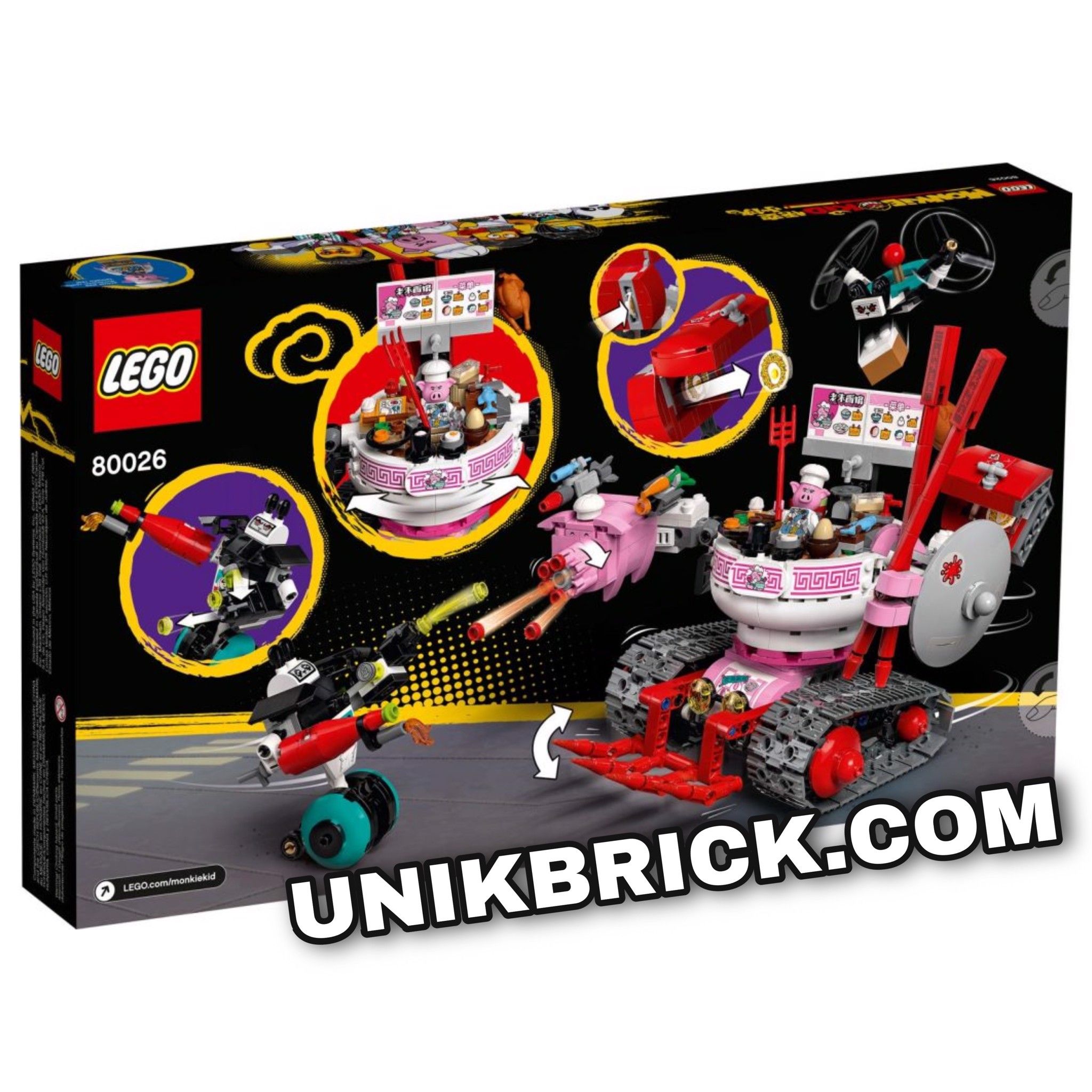 LEGO Monkie Kid 80026 Pigsy’s Noodle Tank – UNIK BRICK