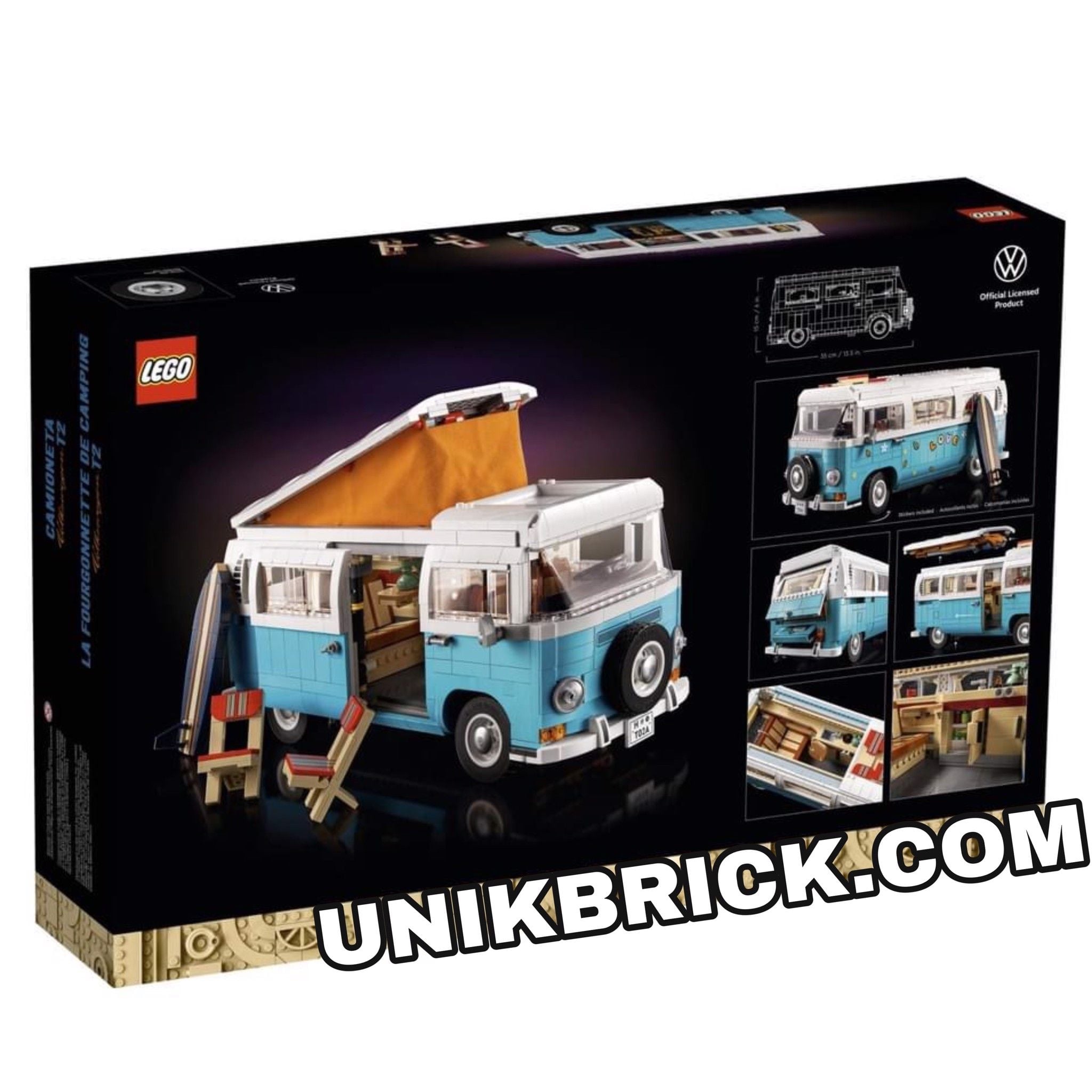 LEGO Creator 10279 Volkswagen T2 Camper Van – UNIK BRICK