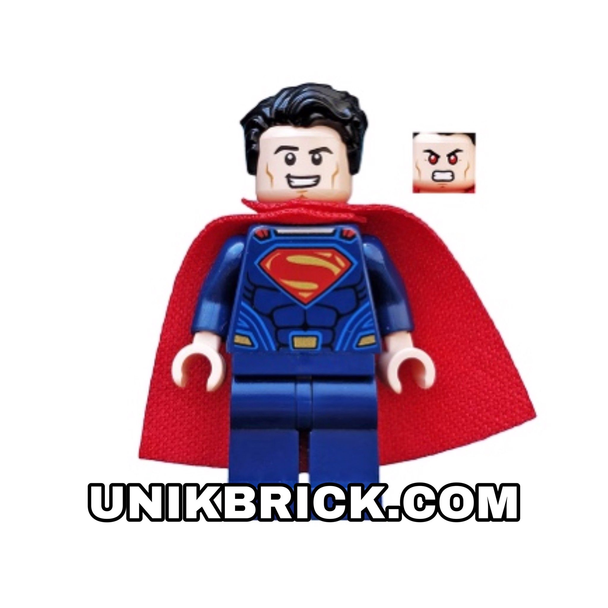 LEGO Superman Dark Blue Suit Tousled Hair – UNIK BRICK