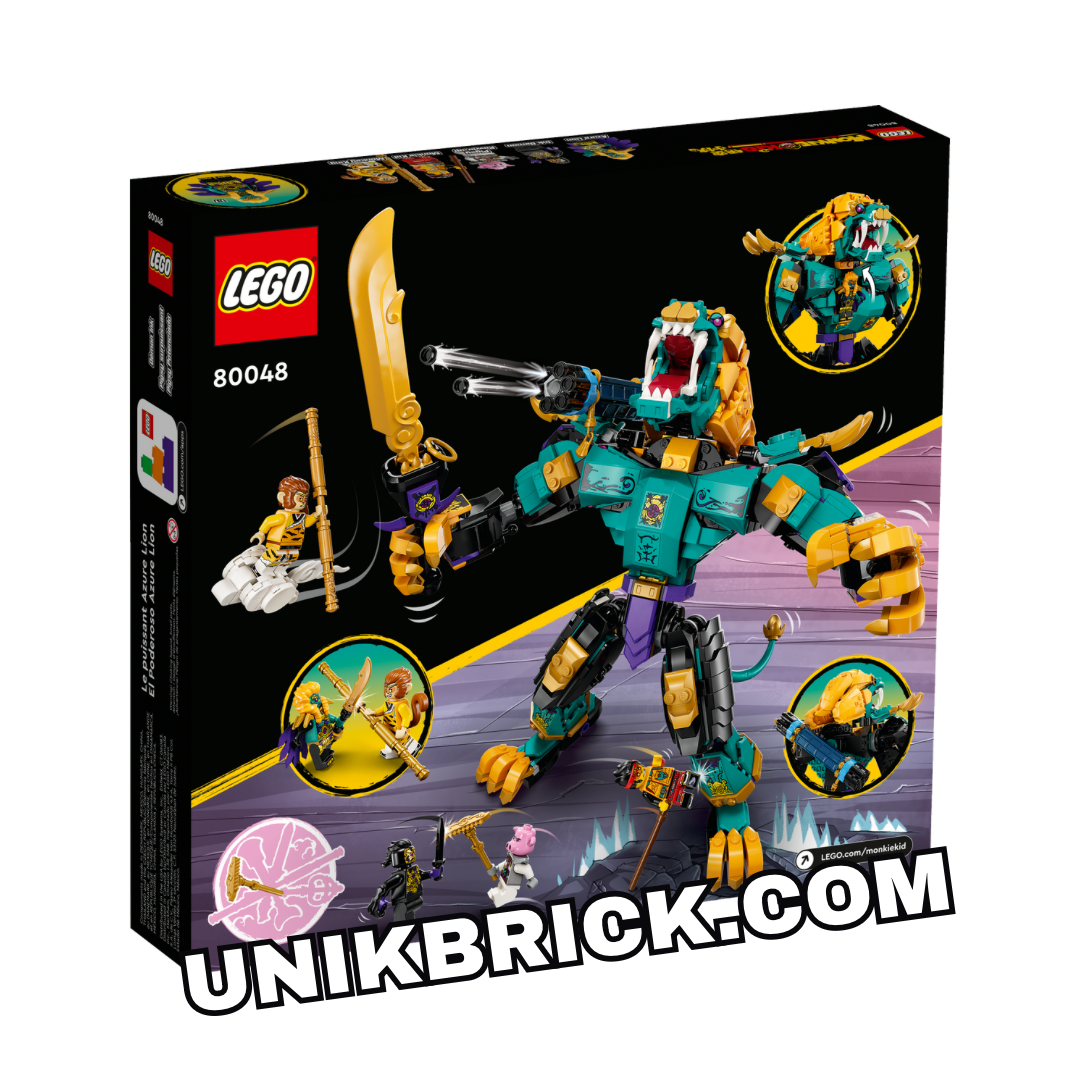 [HÀNG ĐẶT/ ORDER] LEGO Monkie Kid 80048 The Mighty Azure Lion – UNIK BRICK