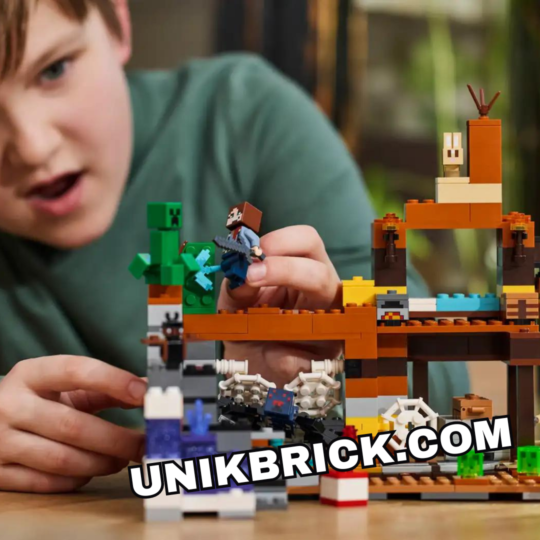 [HÀNG ĐẶT/ ORDER] LEGO Minecraft 21263 The Badlands Mineshaft – UNIK BRICK