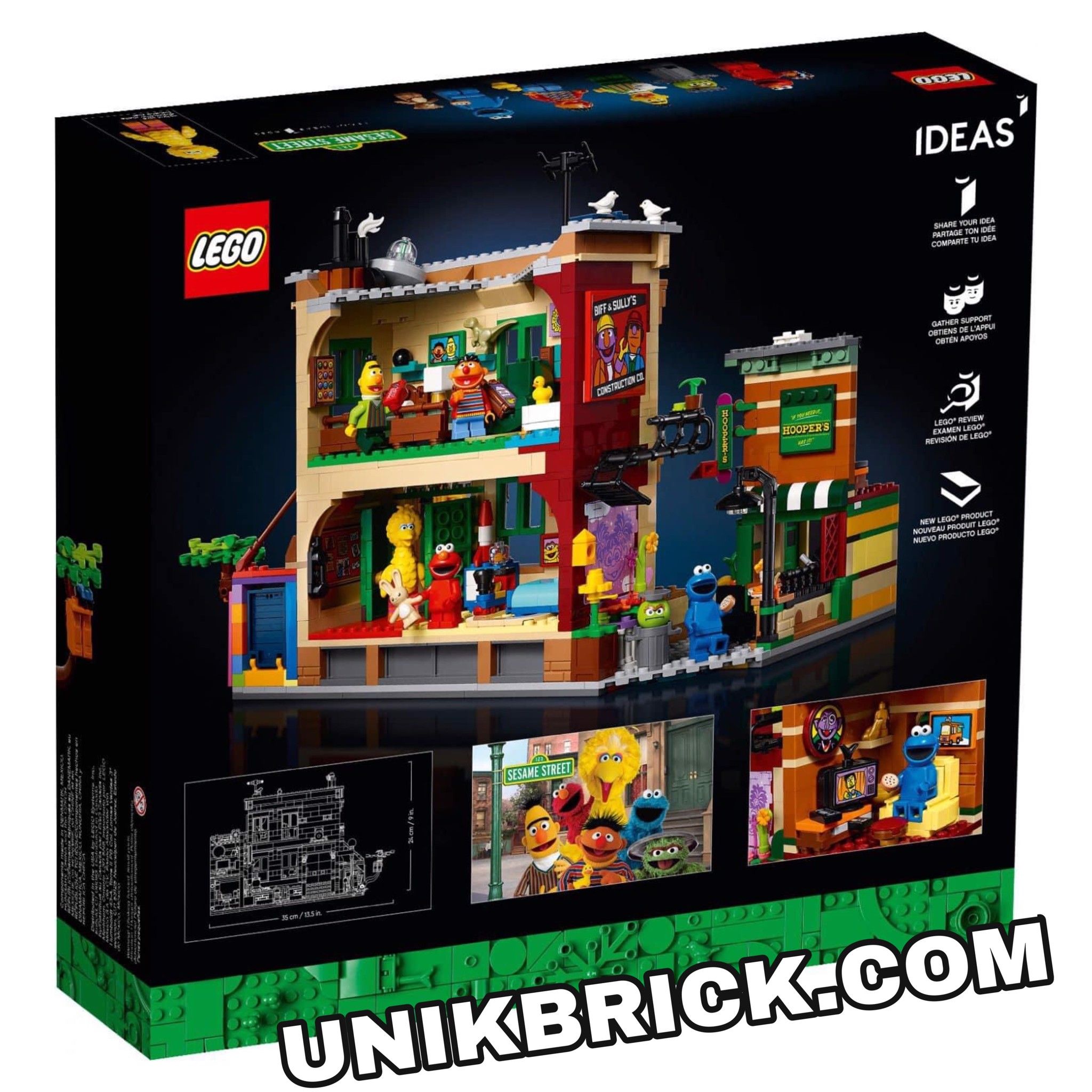 LEGO Ideas 21324 123 Sesame Street – UNIK BRICK