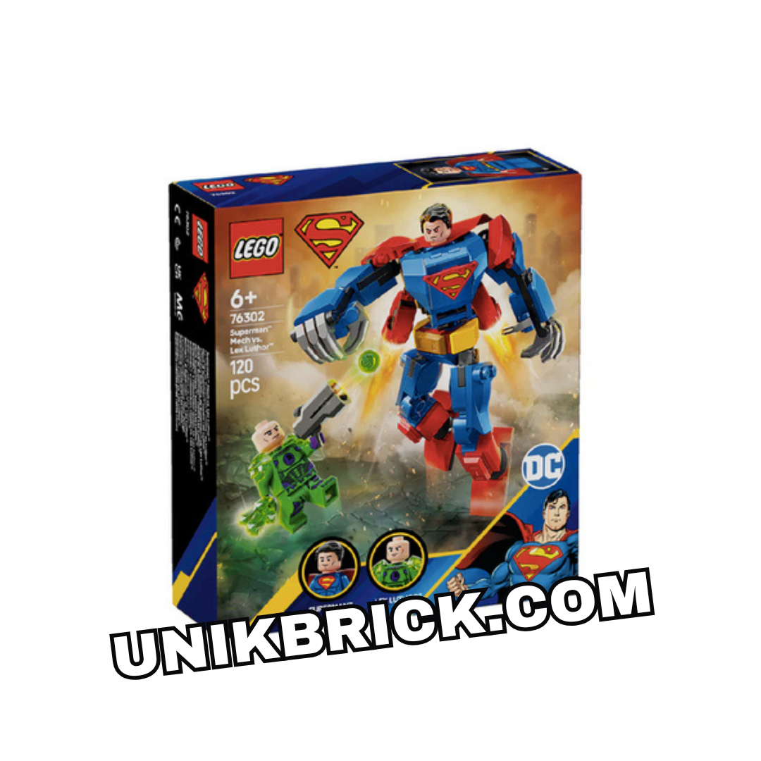 LEGO 76302 DC Super Heroes Superman™ Mech vs. Lex Luthor™ – UNIK BRICK