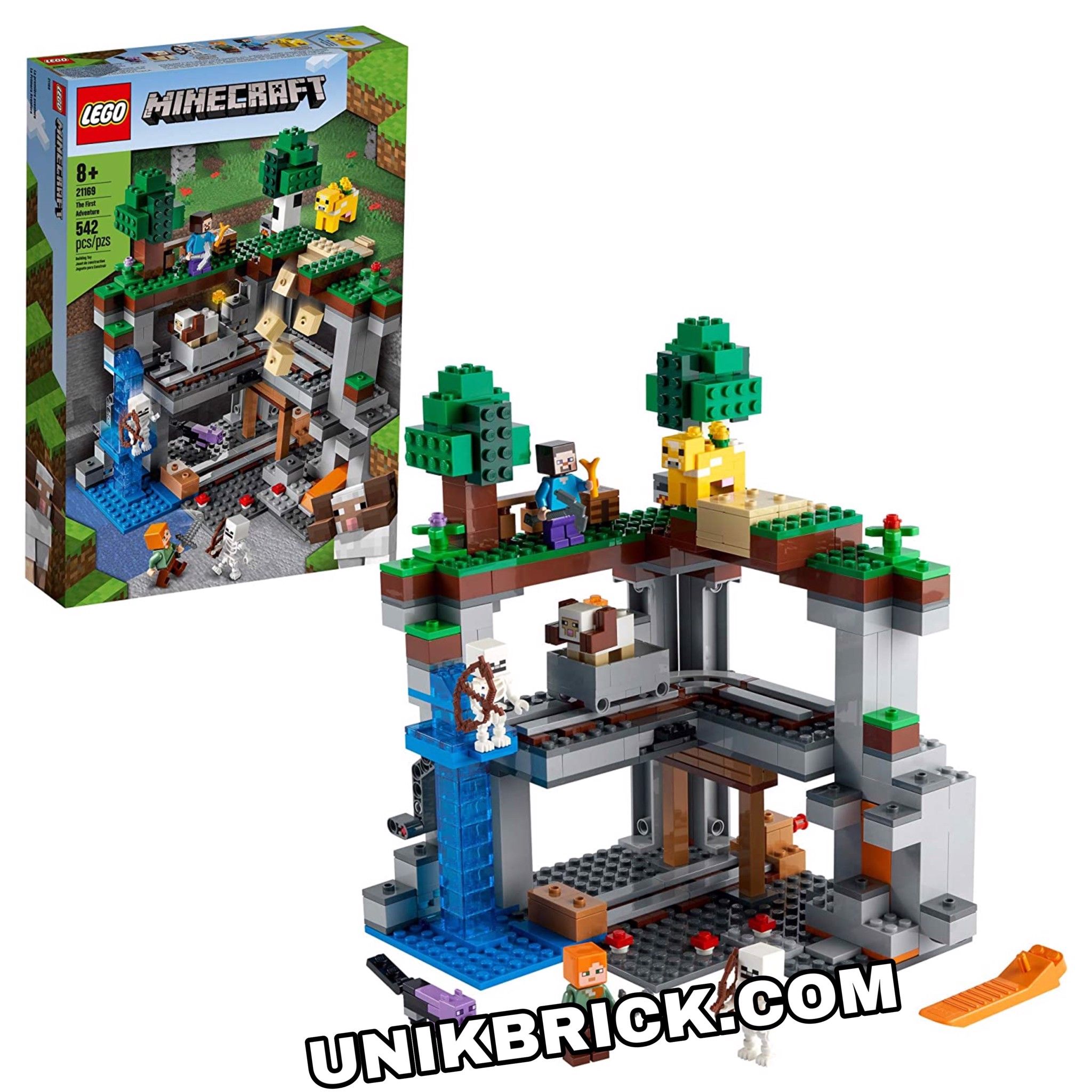 [CÓ HÀNG] LEGO Minecraft 21169 The First Adventure – UNIK BRICK