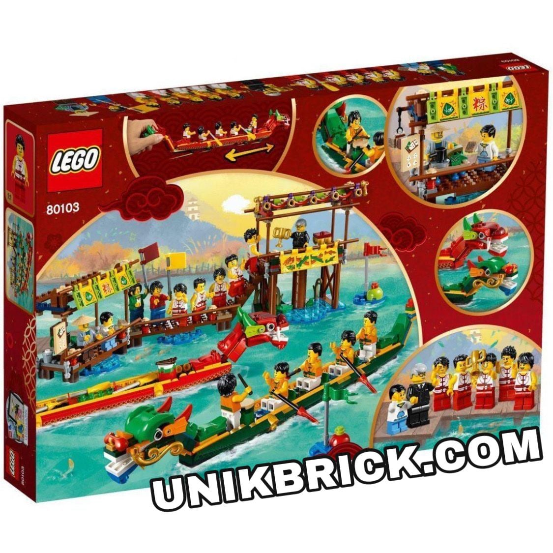 [CÓ HÀNG] LEGO 80103 Dragon Boat Race – UNIK BRICK