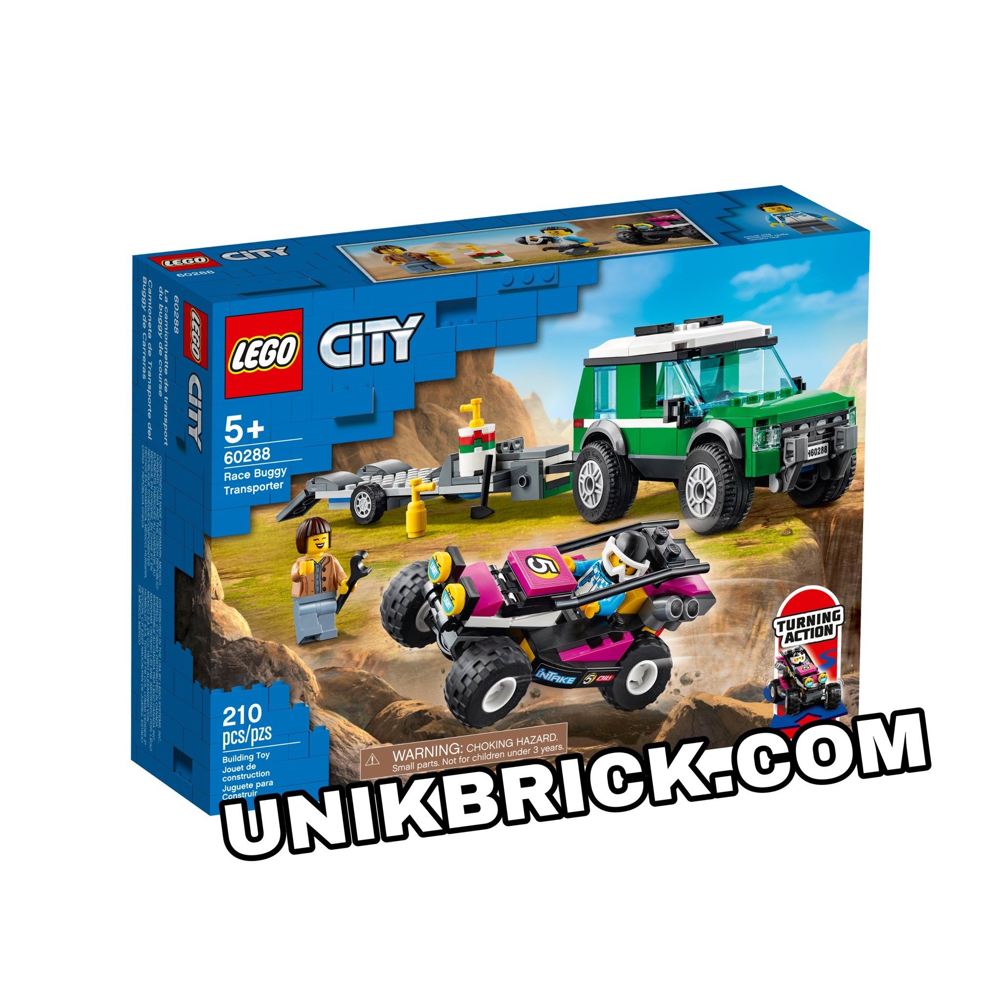 [CÓ HÀNG] LEGO City 60288 Race Buggy Transporter – UNIK BRICK