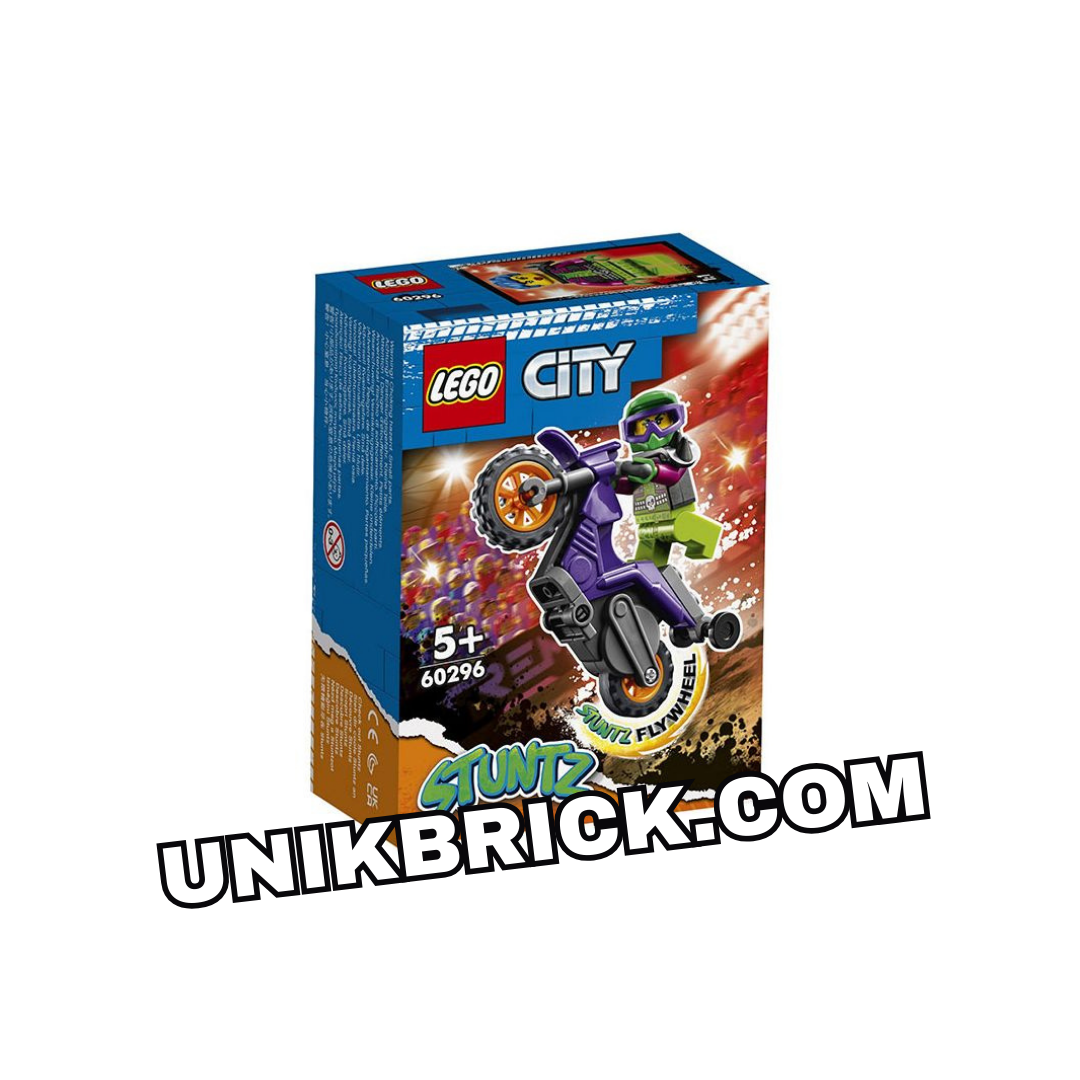 [CÓ HÀNG] LEGO City 60296 Wheelie Stunt Bike – UNIK BRICK